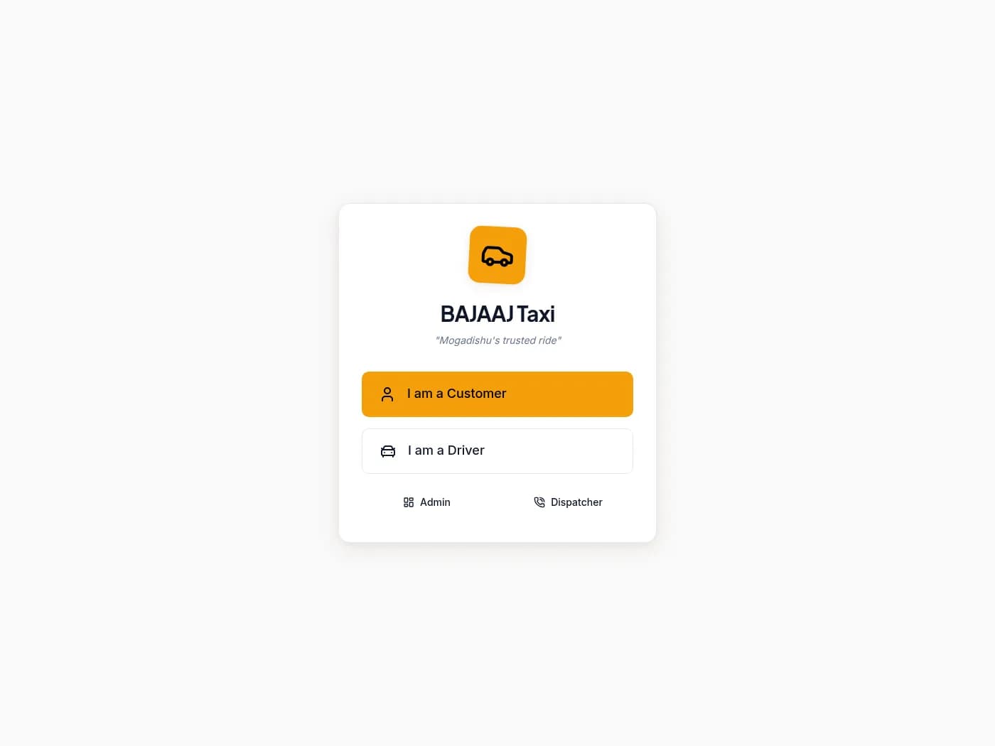 BAJAAJ Taxi Booking