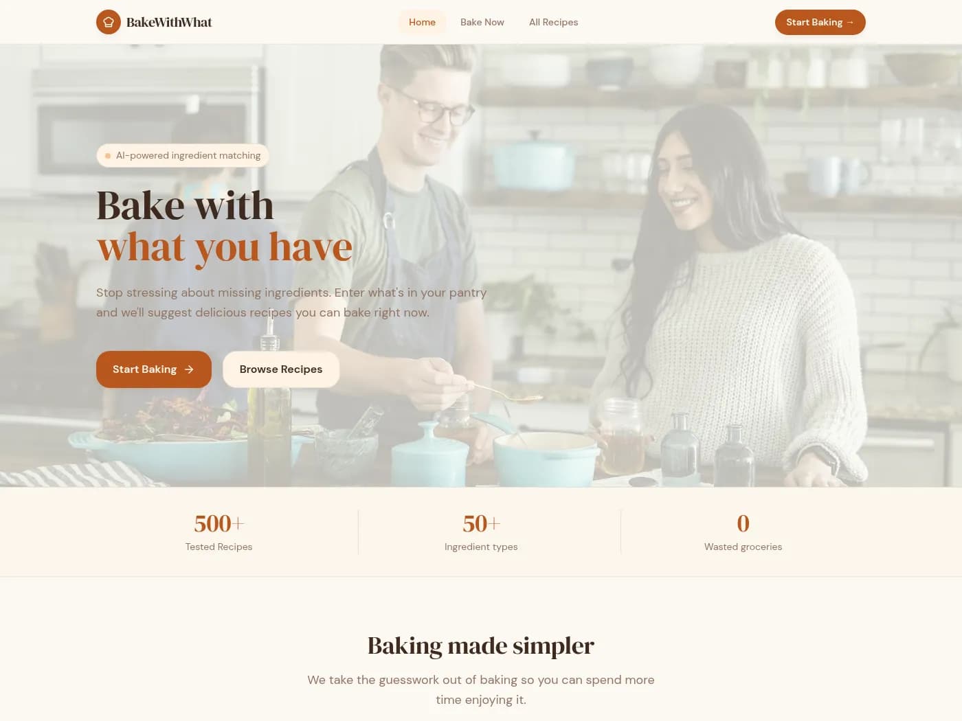 Bake With What