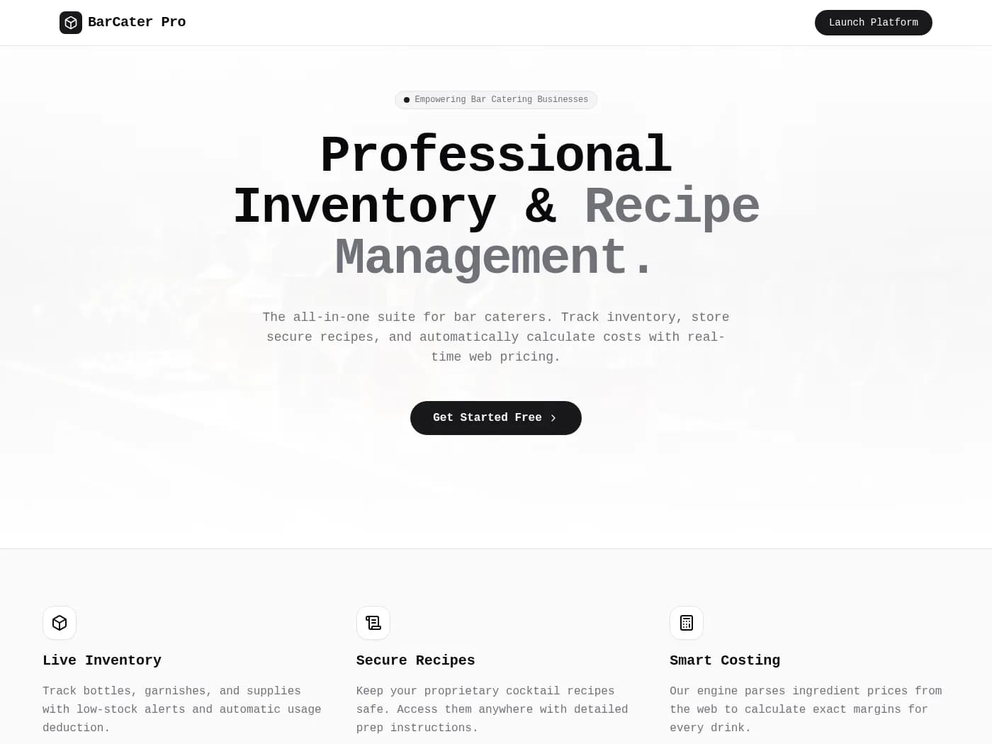 BarCater Pro Suite