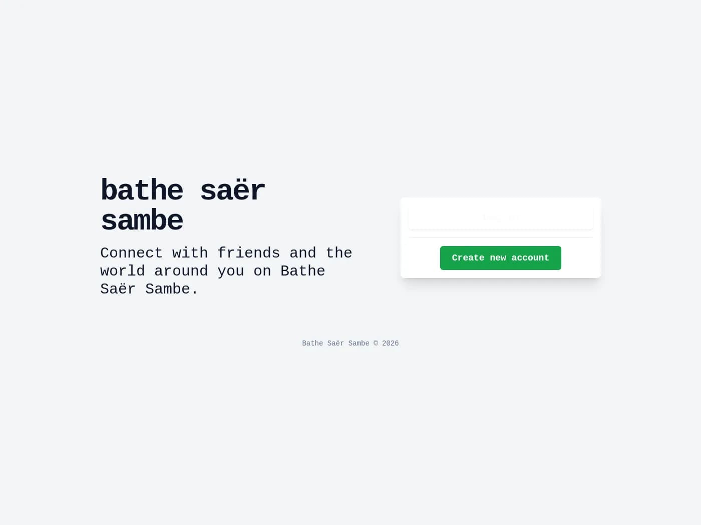 Bathe Saër Sambe