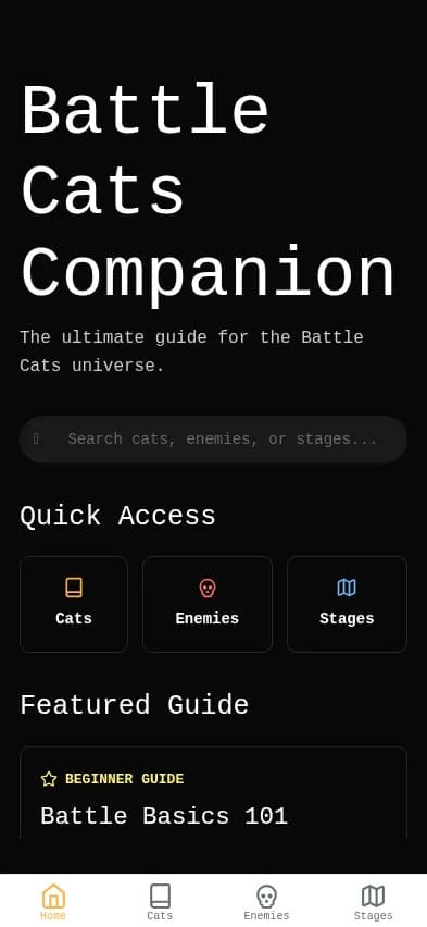Battle Cats Companion