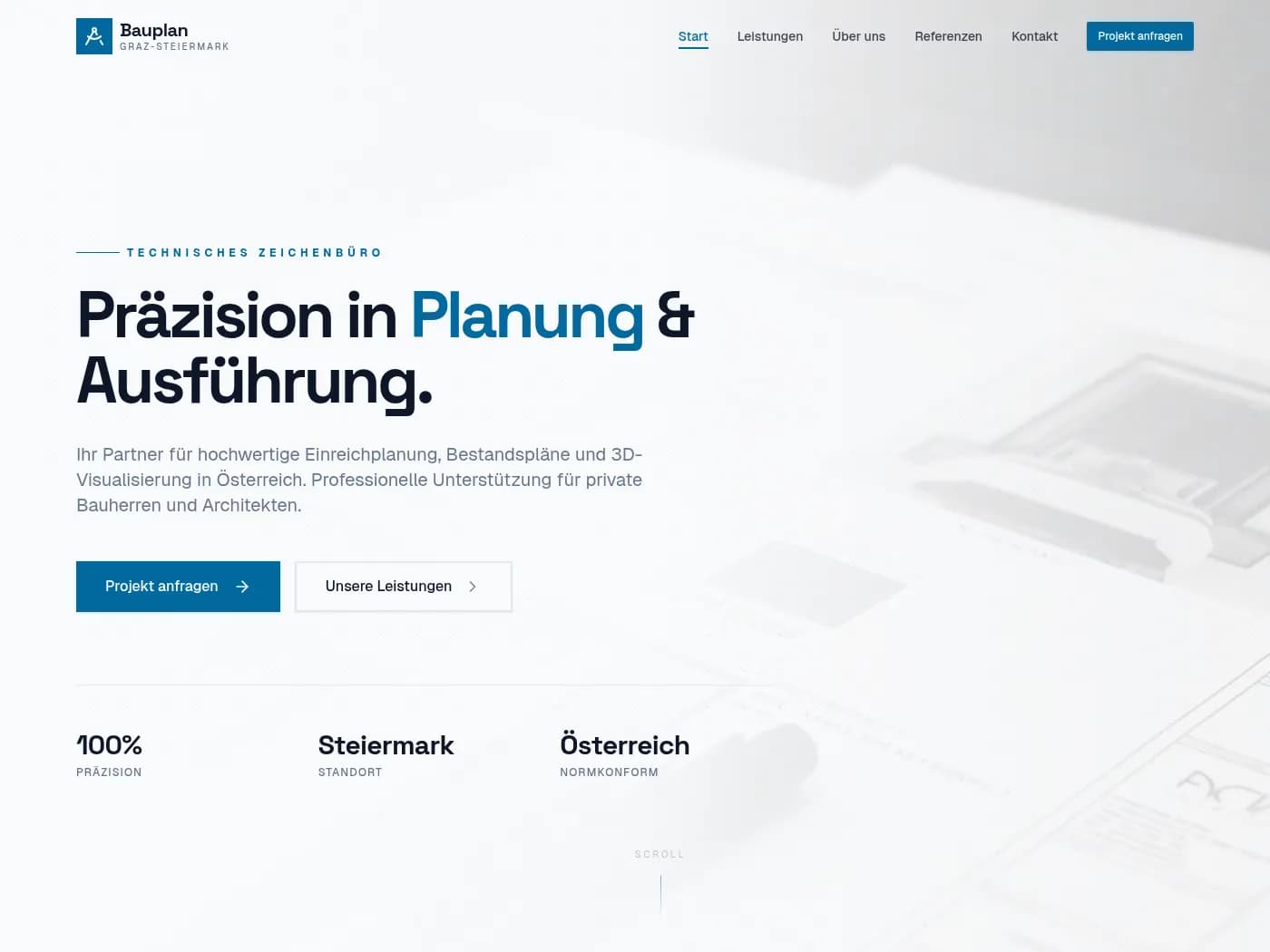 Bauplan Web Presence
