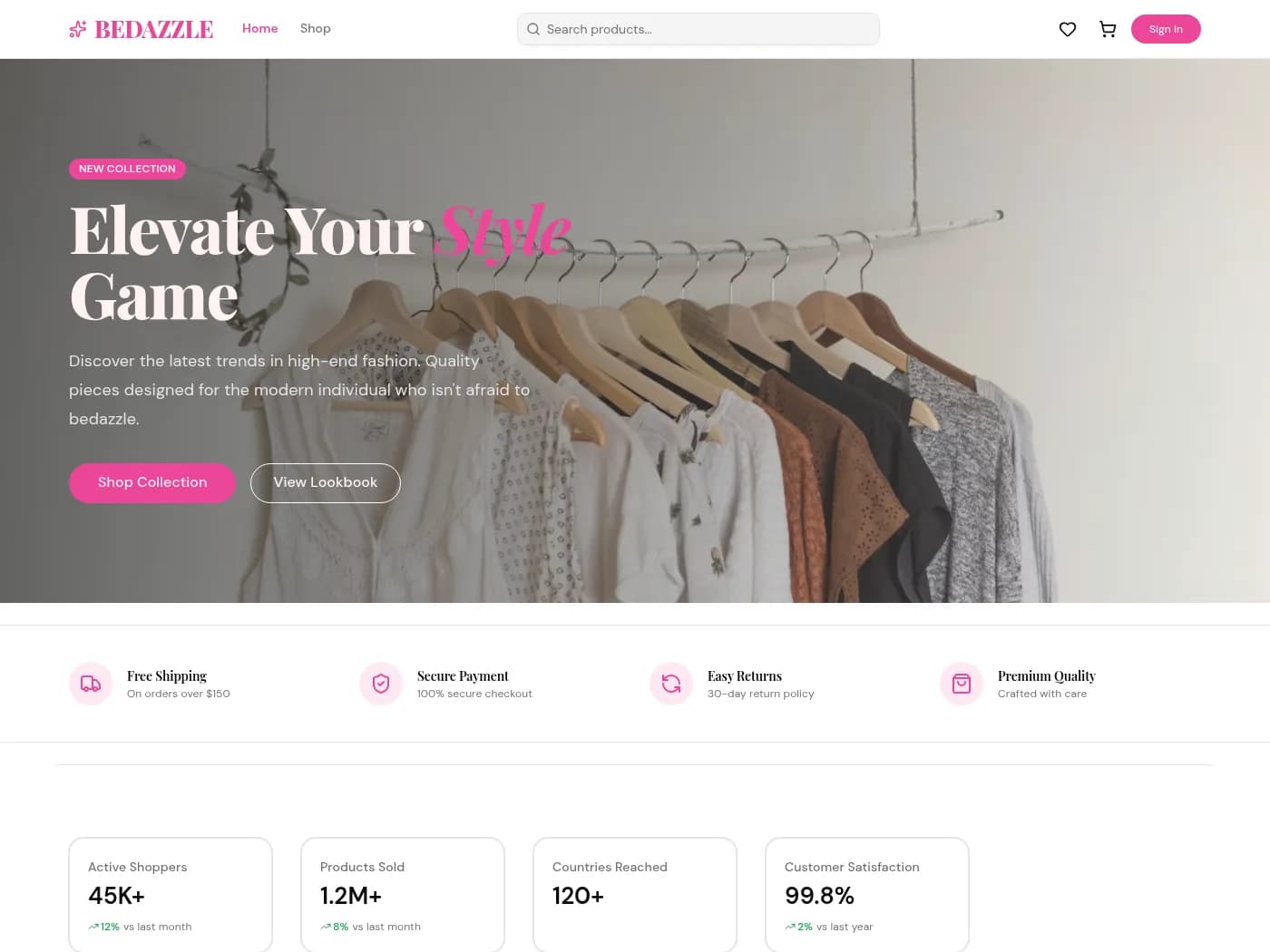 Bedazzle E-Commerce