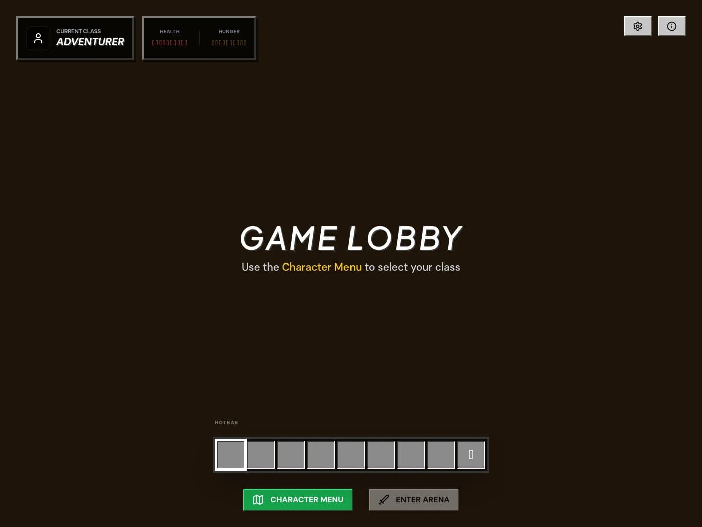 Bedrock Character Select