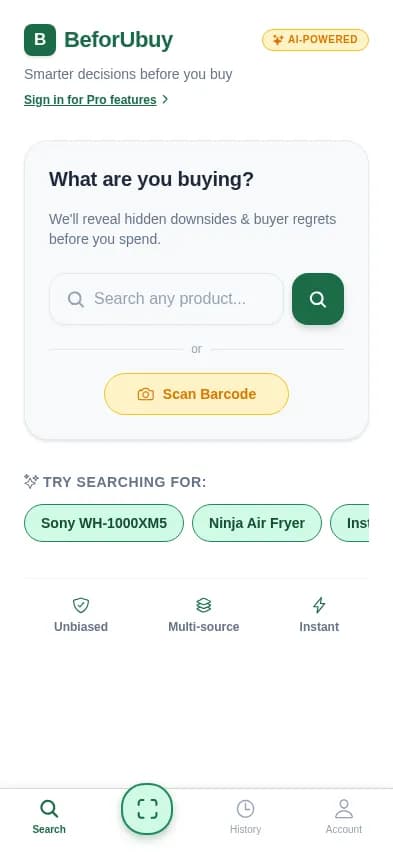 BeforUbuy Shopper Insight