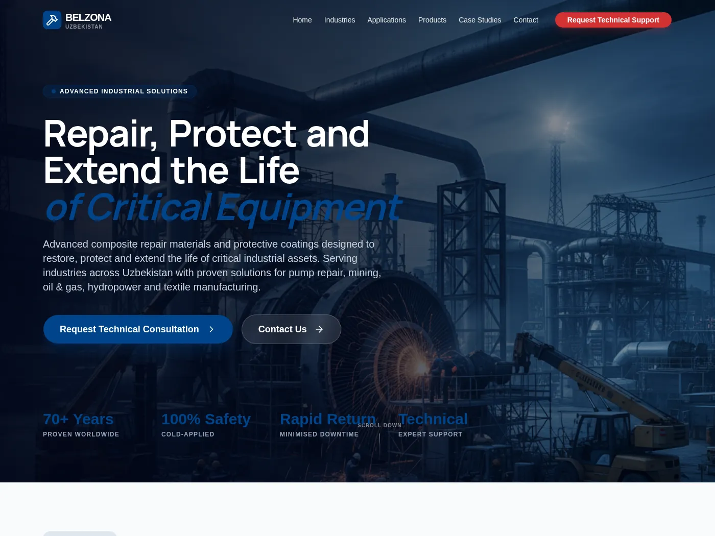 Belzona Uzbekistan Site