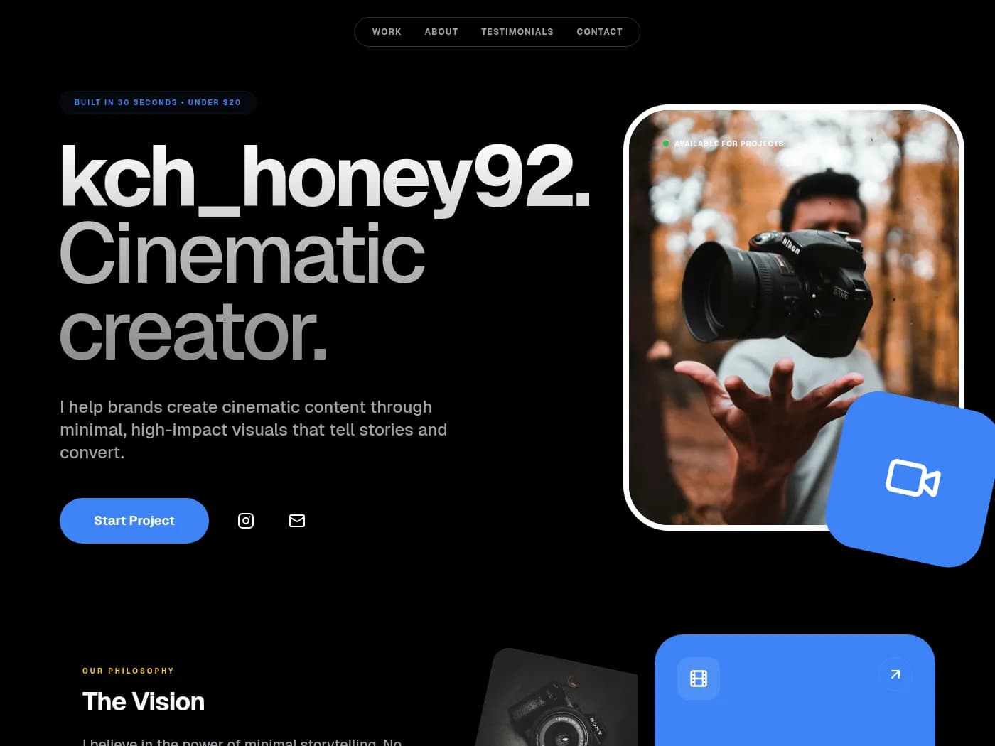 Bento Portfolio Pro