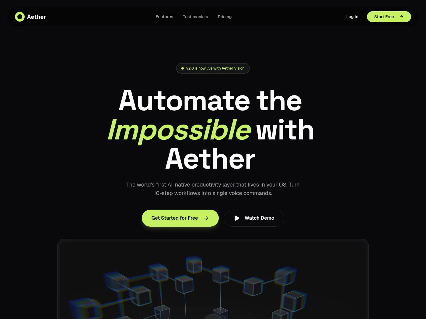 BentoGrid Landing Page