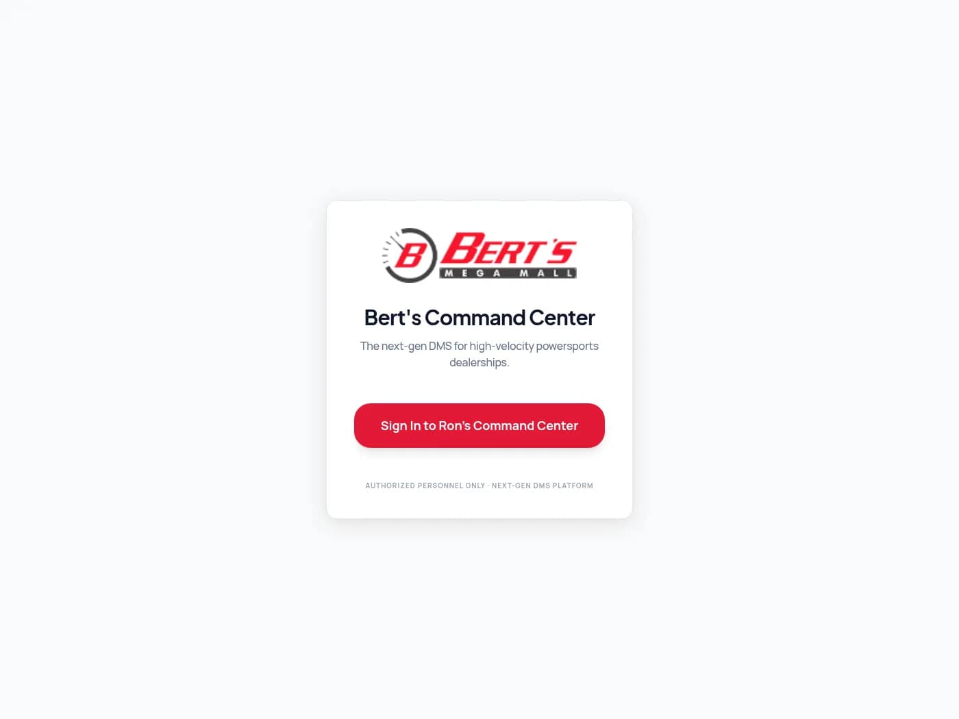 Berts CRM Starter