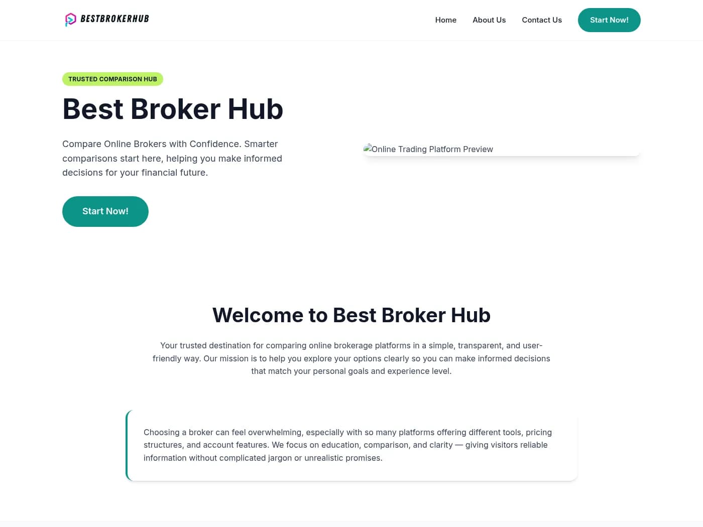 Best Broker Hub Web Home