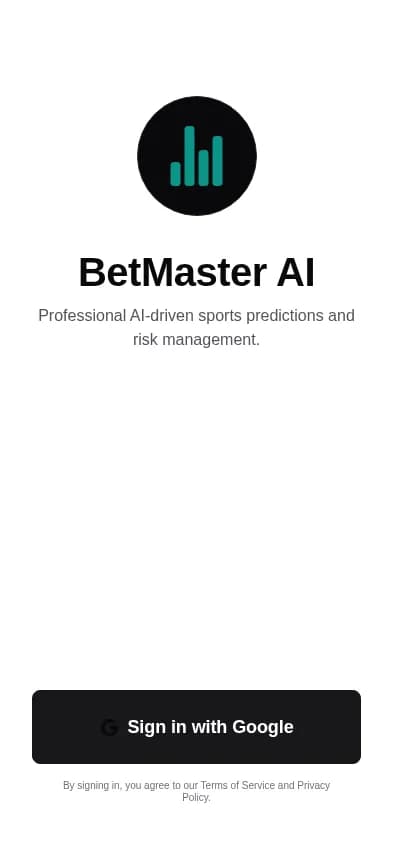 BetMaster AI Sports App