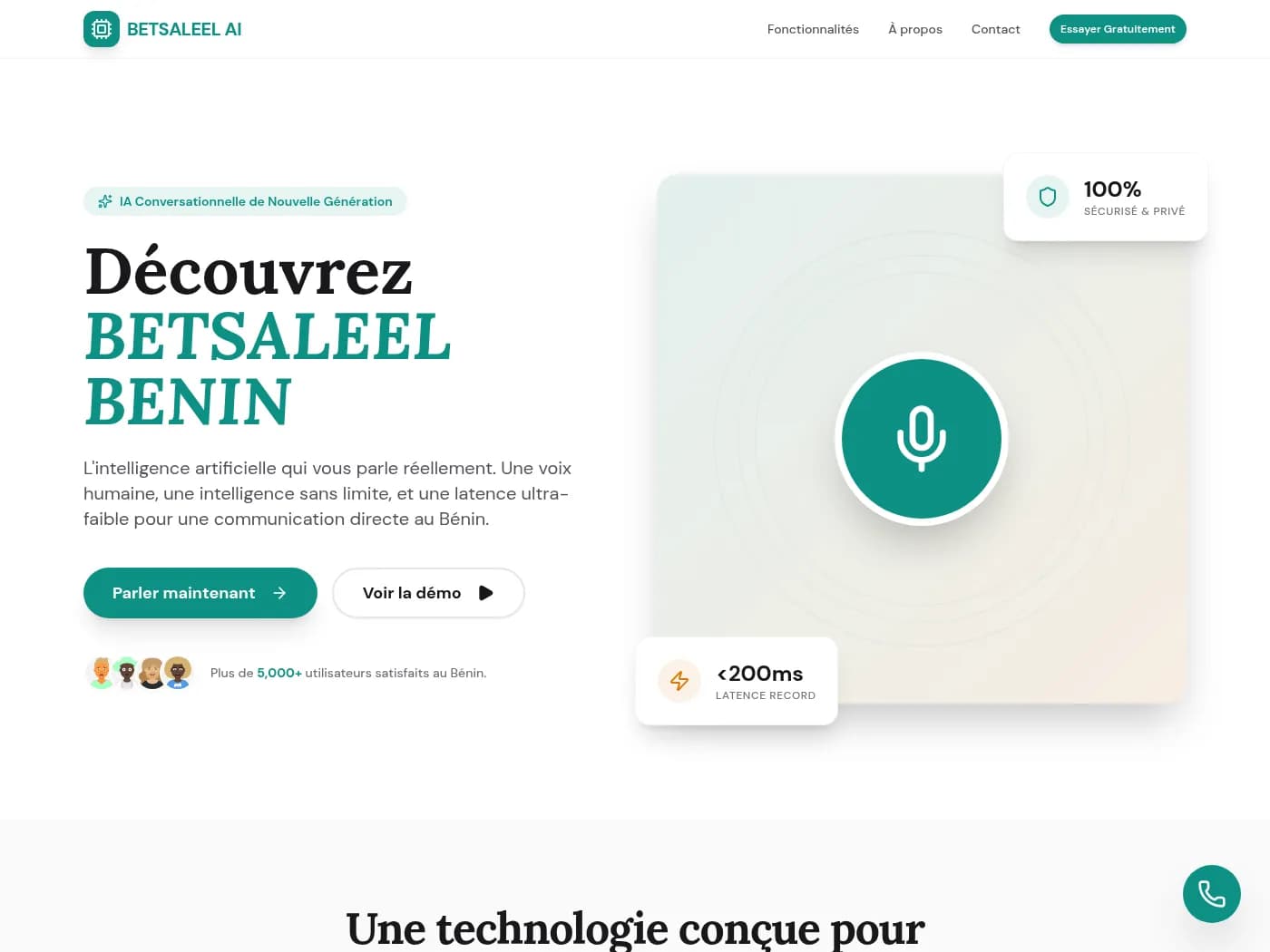 Betsaleel AI Conversational Site