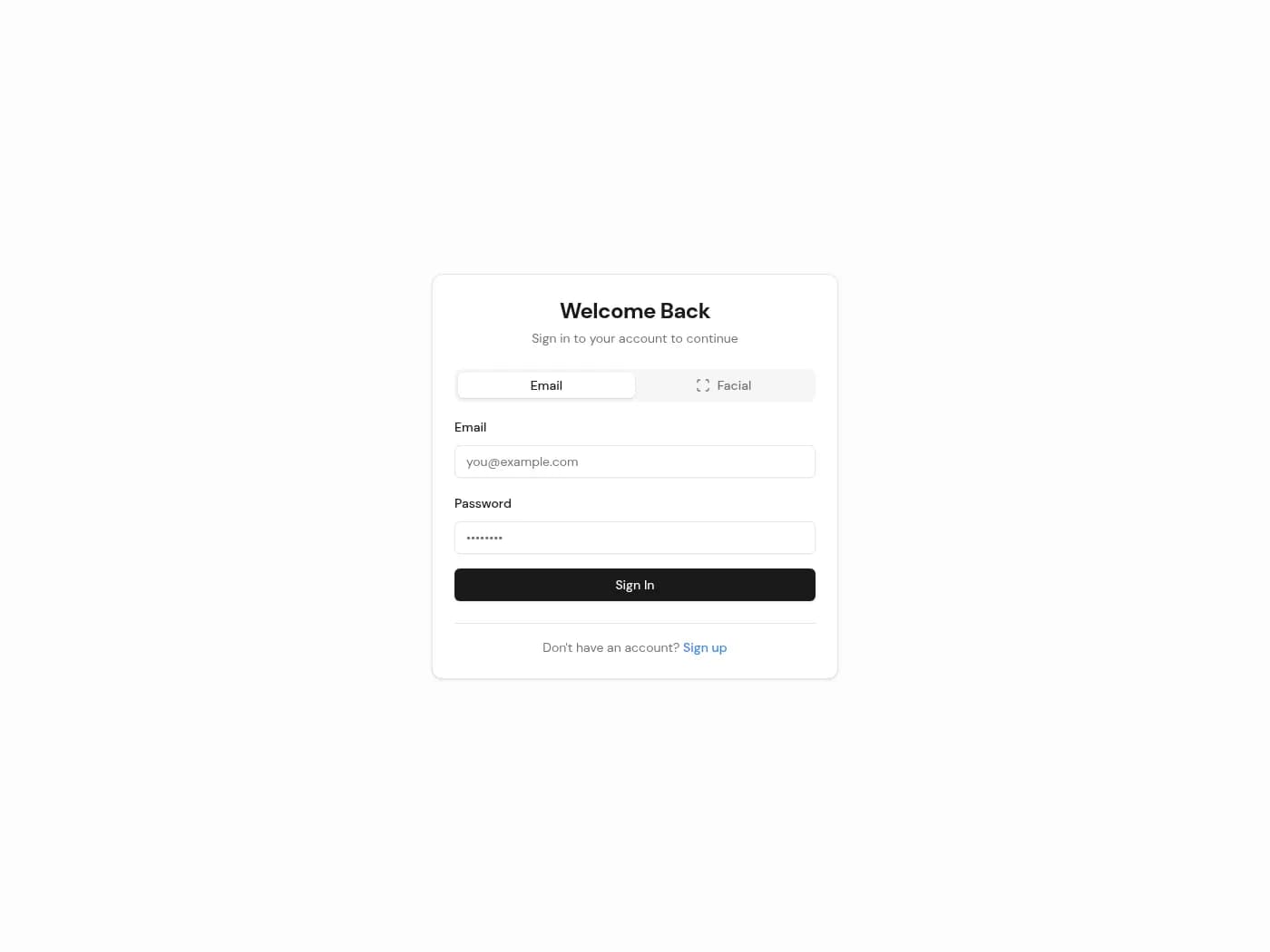 BetterAuth Facial Login