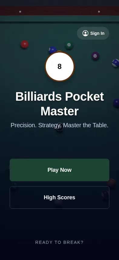 Billiards Pocket Master