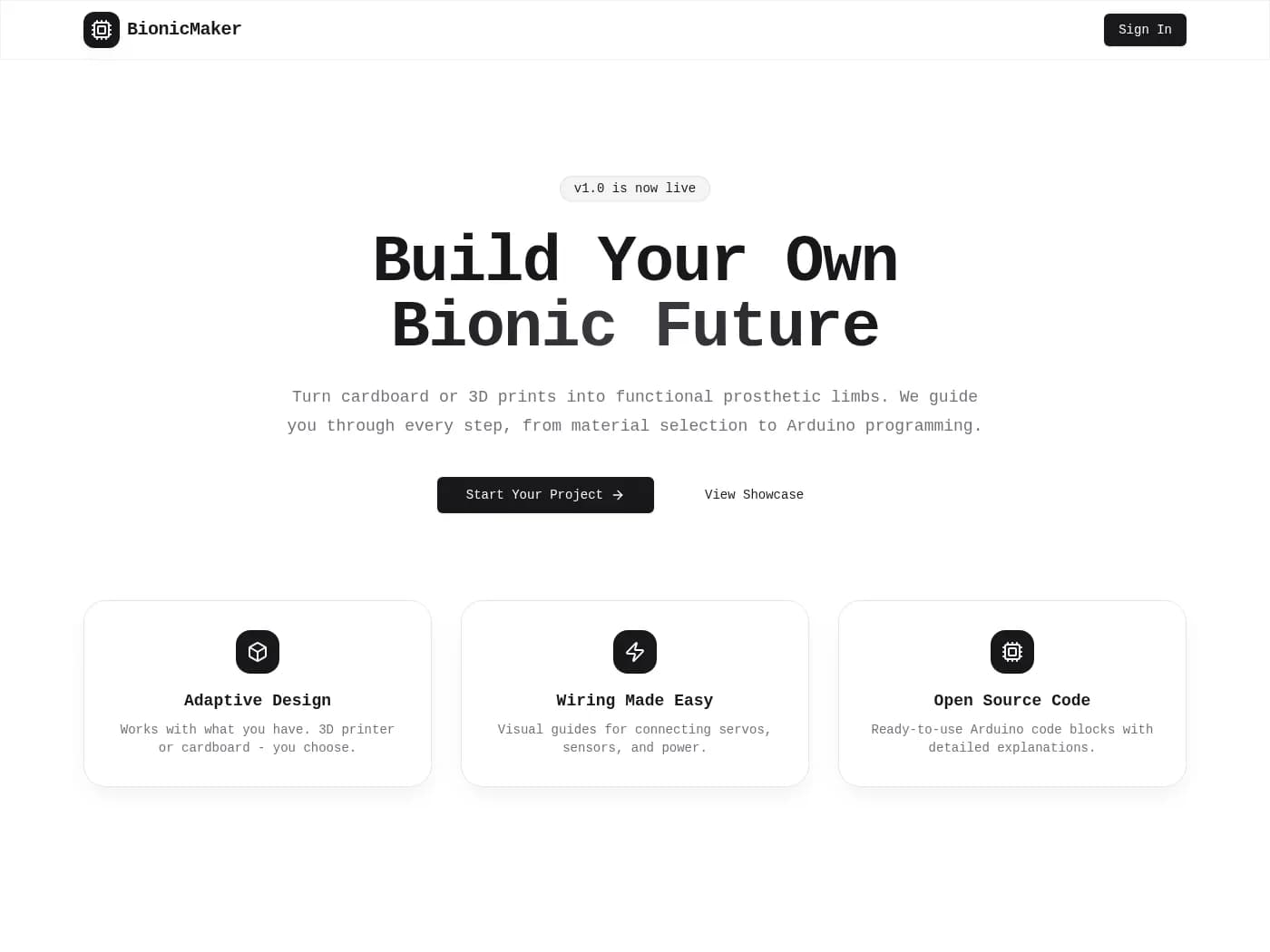DIY Bionic Arm Maker