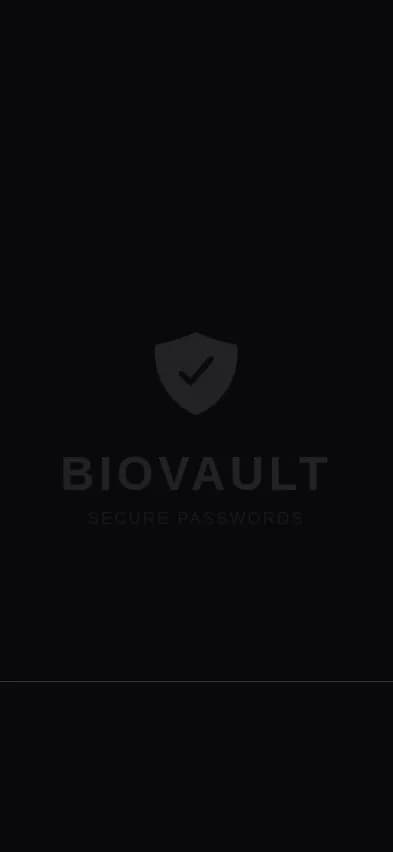 BioVault Secure Passwords