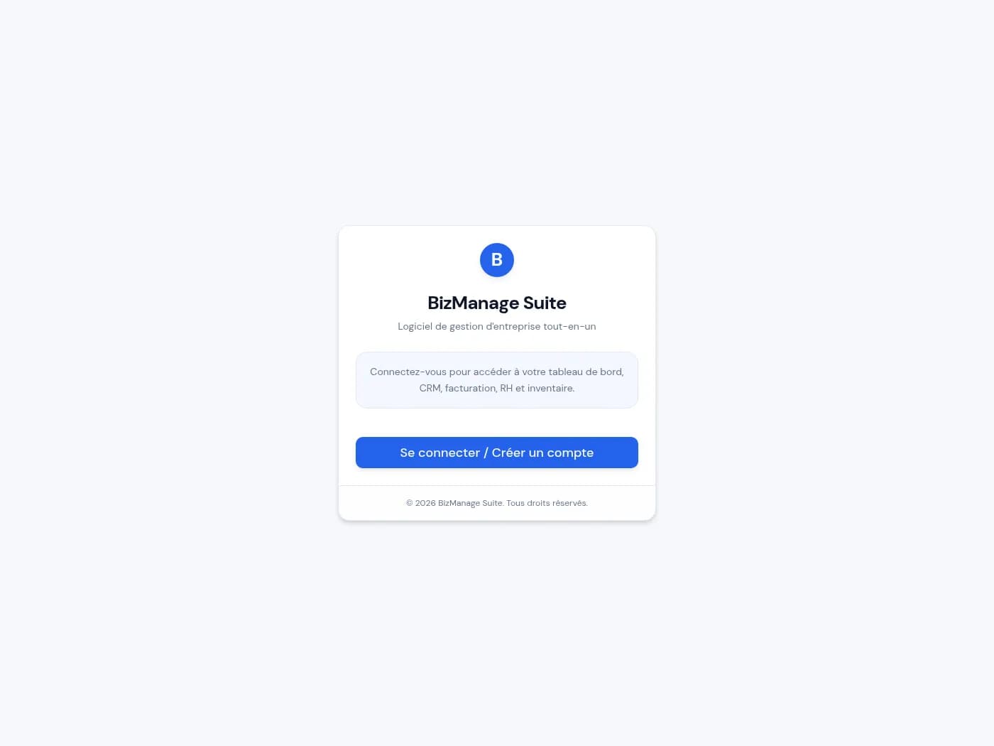 BizManage Suite