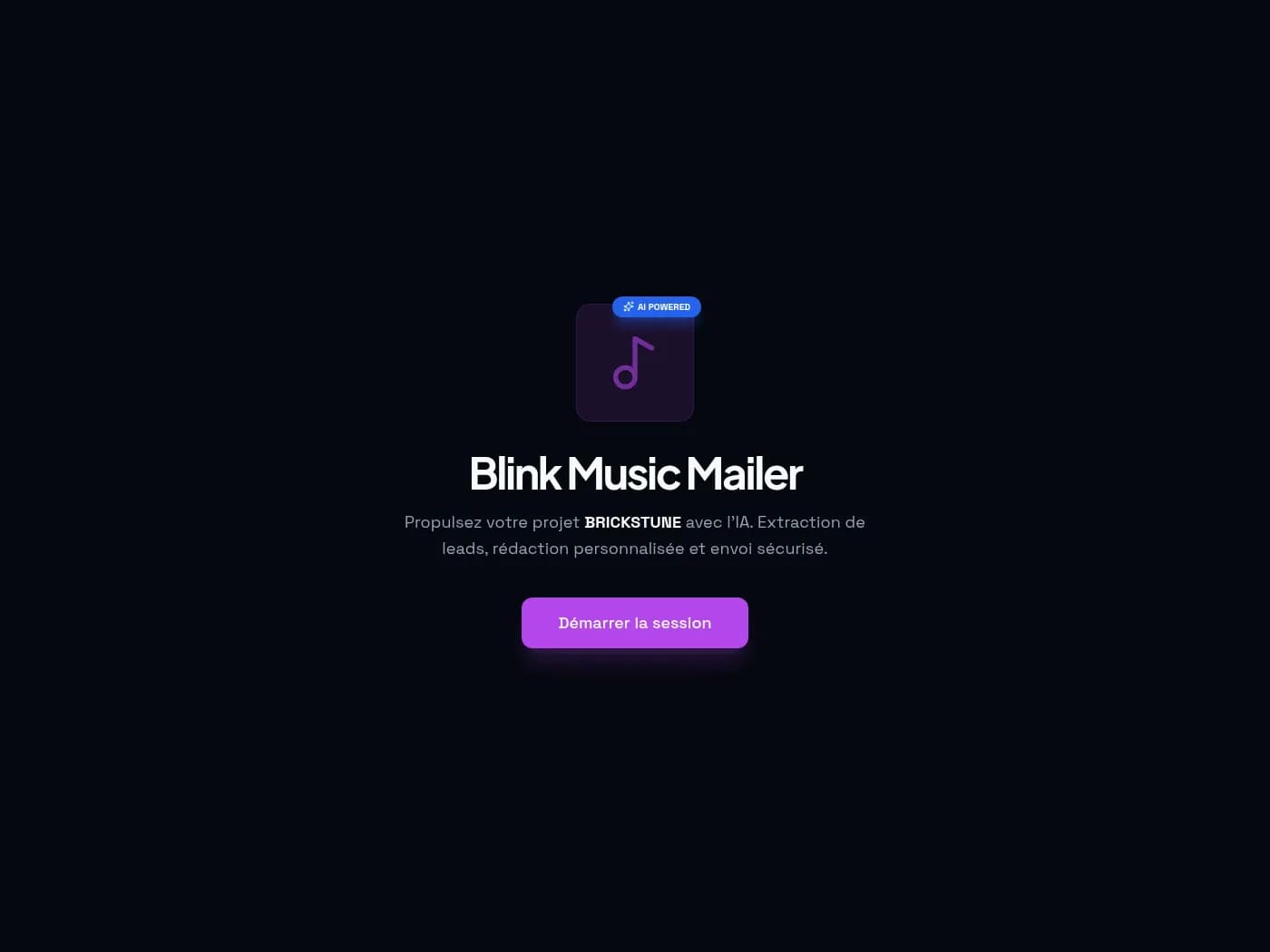 Blink Music Mailer