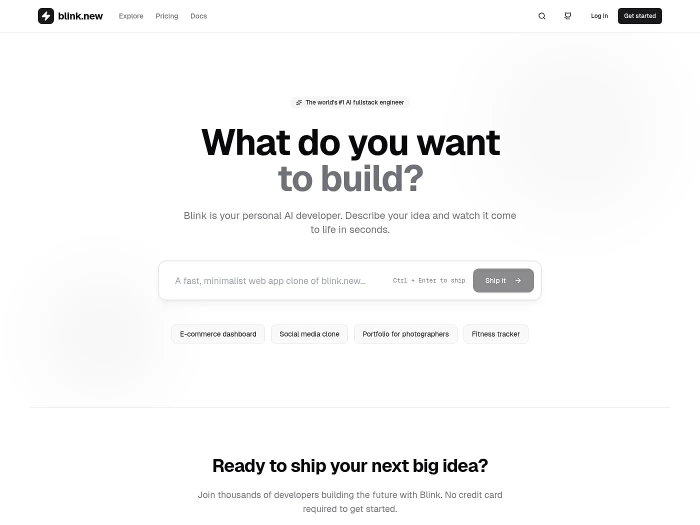 Blink.new Web Clone