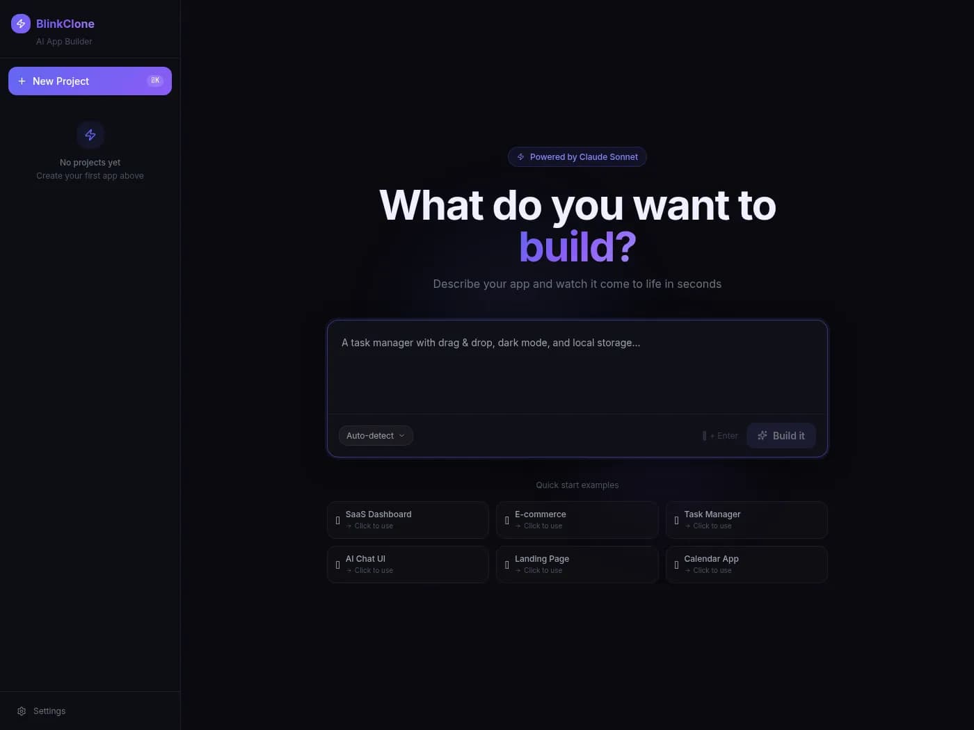 BlinkClone AI App Builder