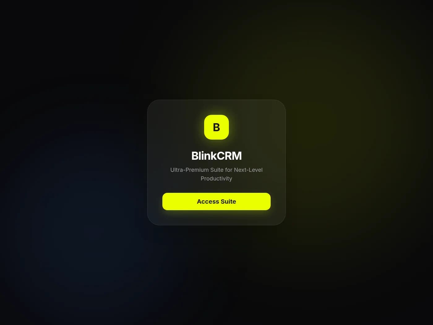 BlinkCRM Ultra-Premium Suite