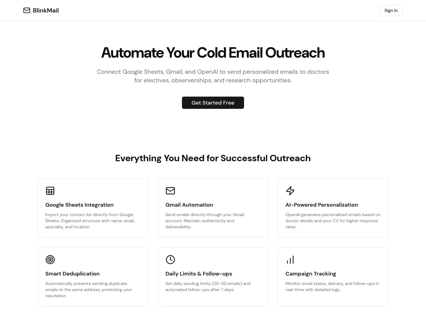 BlinkMail Automation