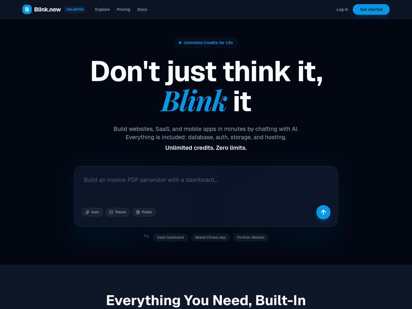 Unlimited Blink New