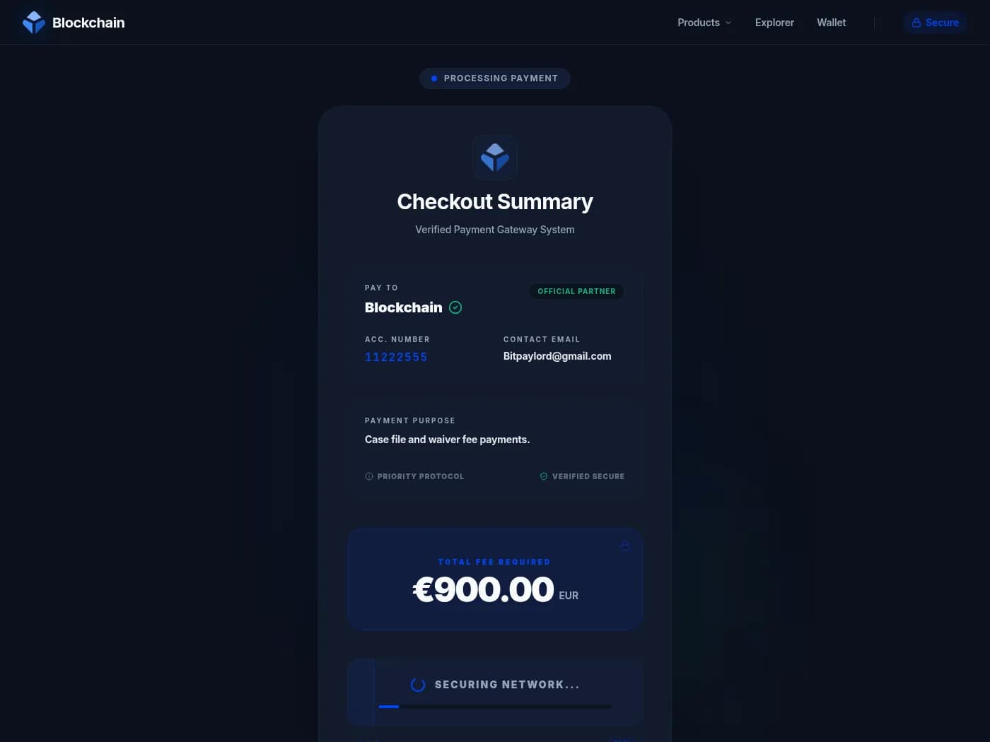 Blockchain Paygate Clone