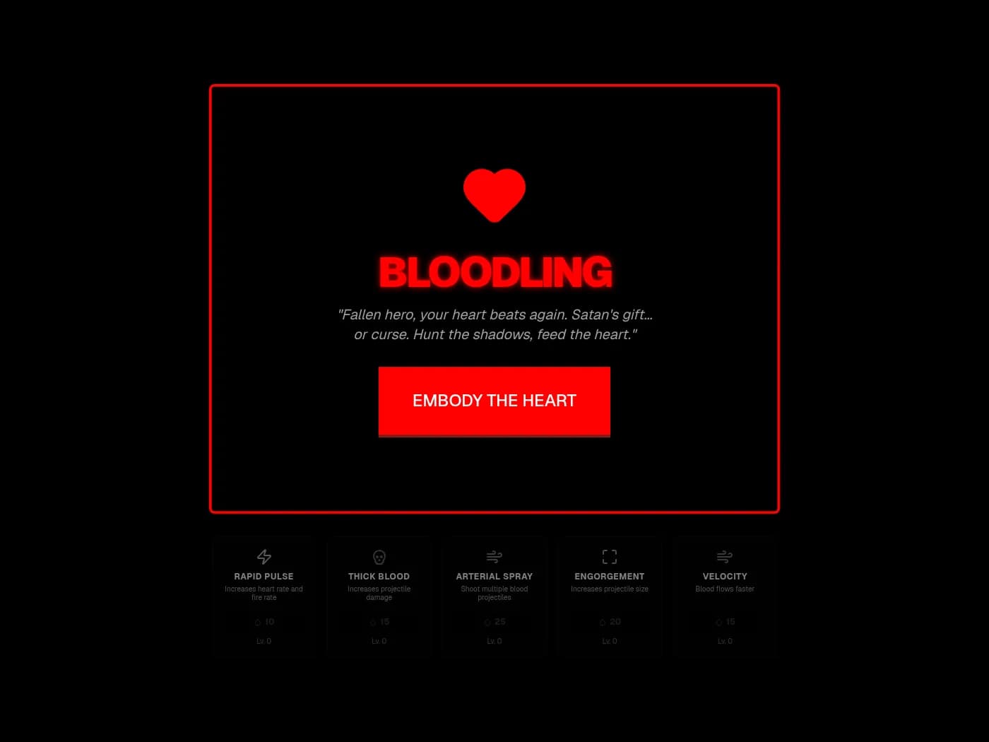 Bloodling Roguelike