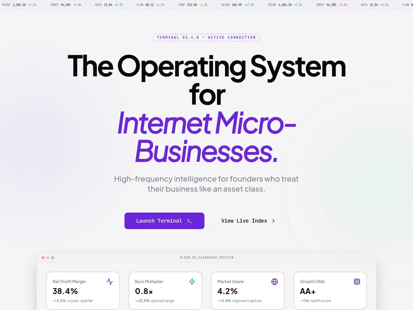 Bloom Founder OS