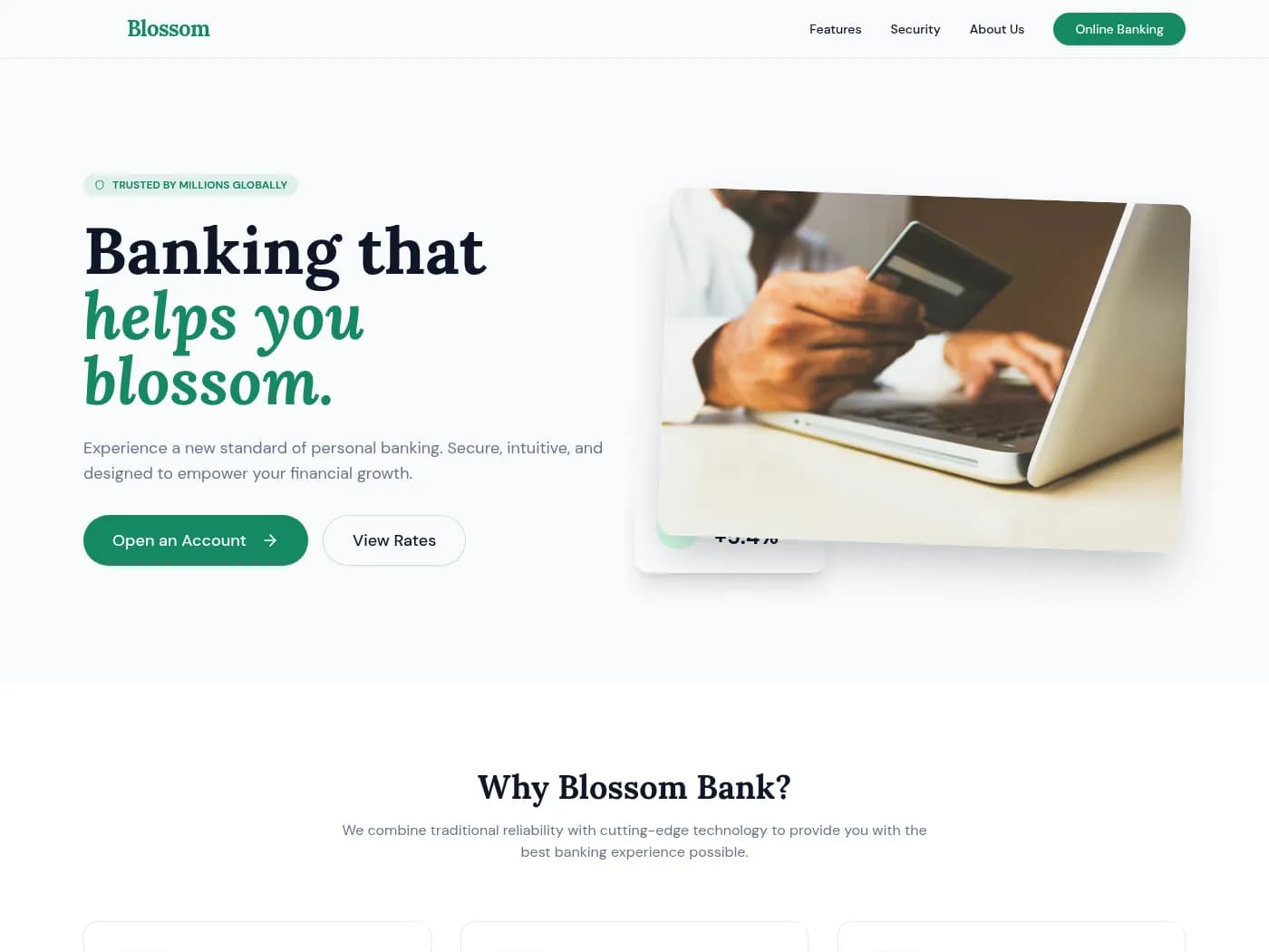 Blossom Bank Portal