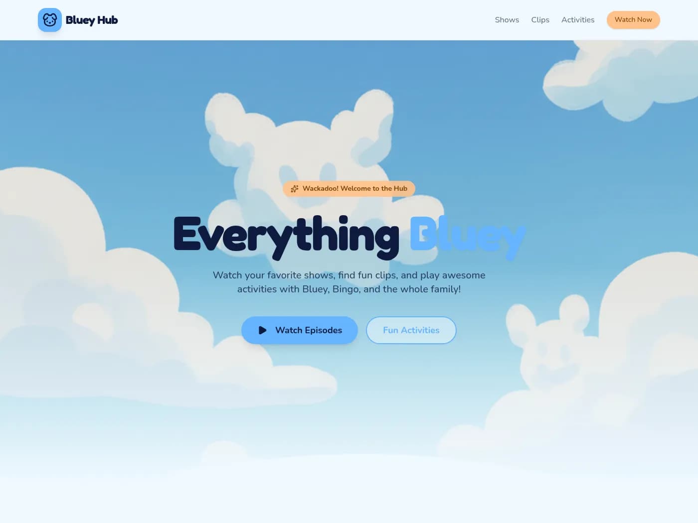 Bluey Kids Hub