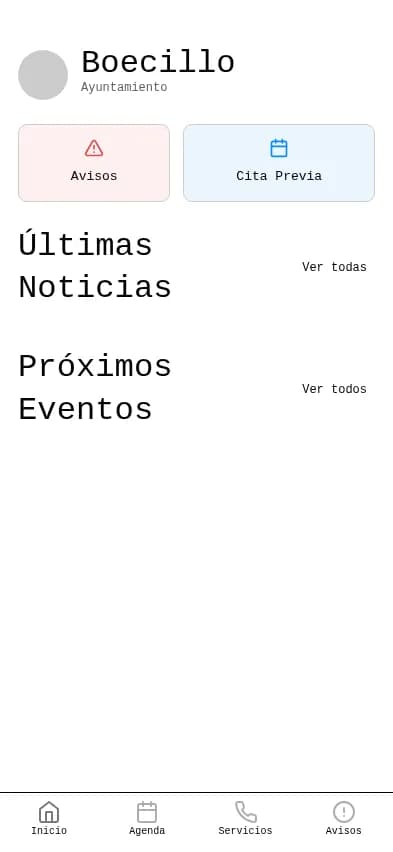 Boecillo Town Hall App