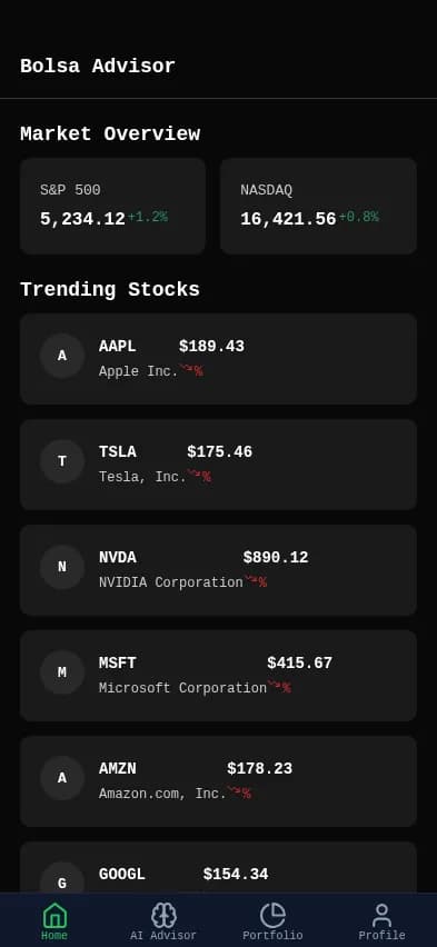 Bolsa AI Advisor