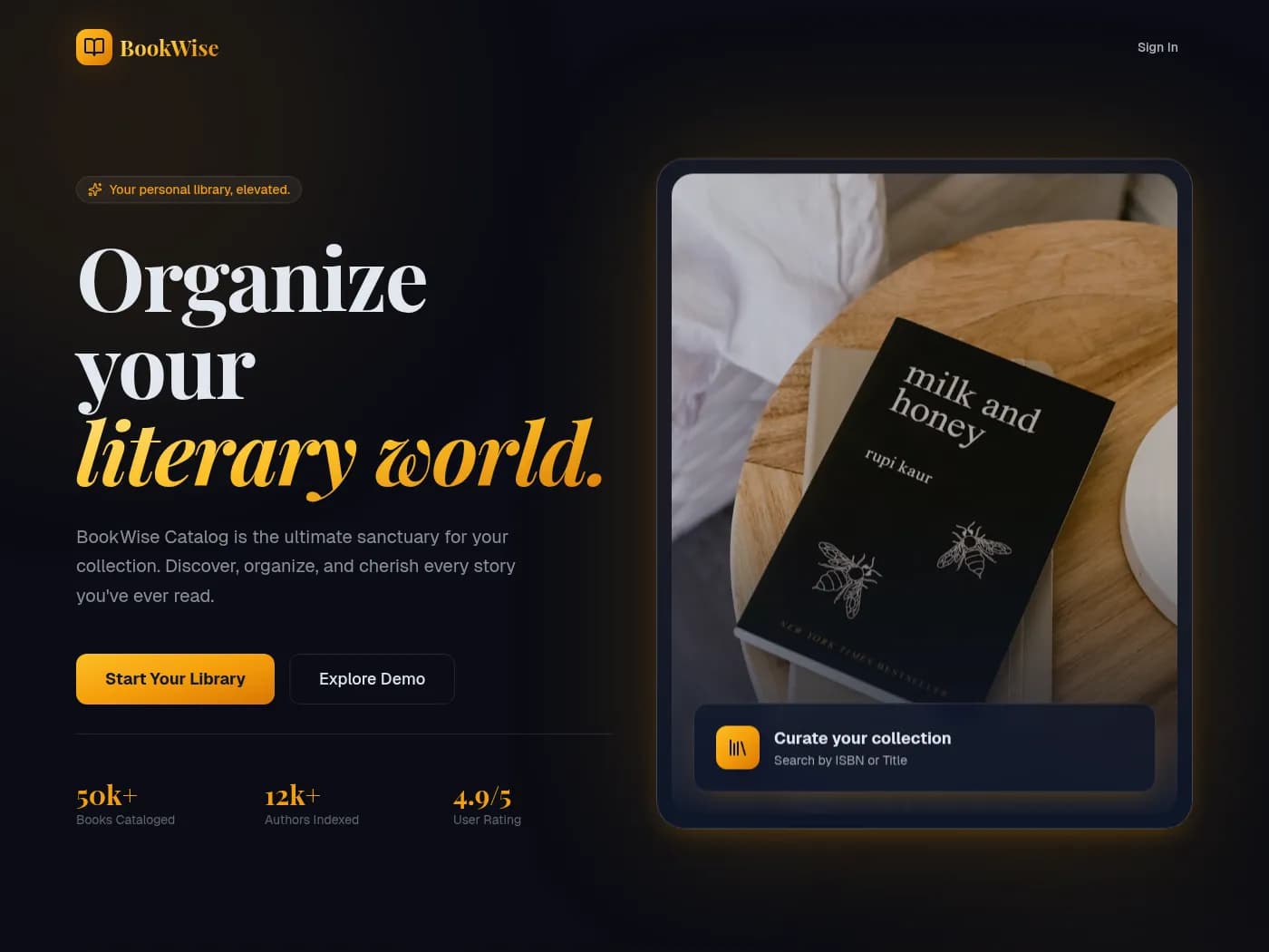 BookWise Catalog