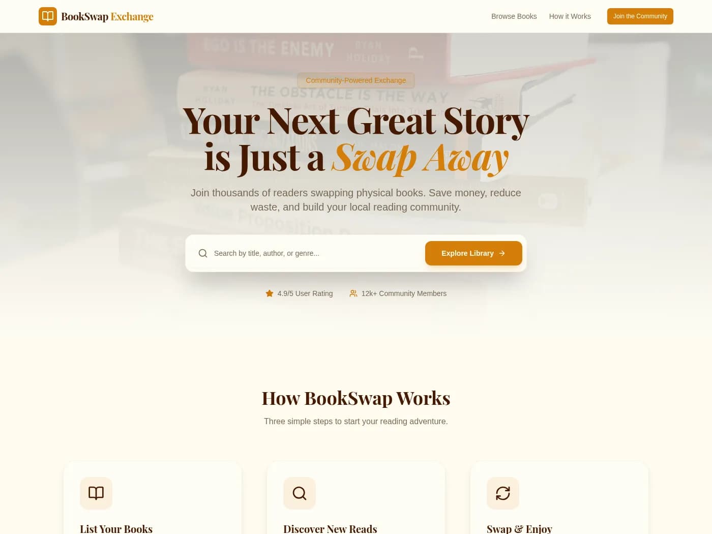 BookSwap Exchange