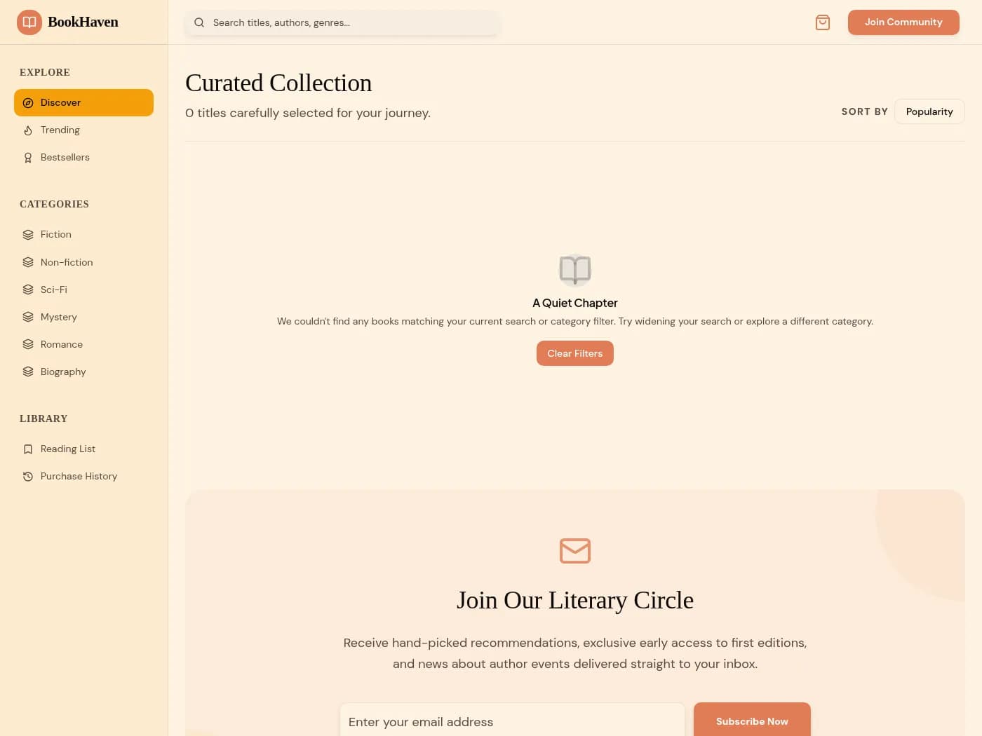 Book Shop Website