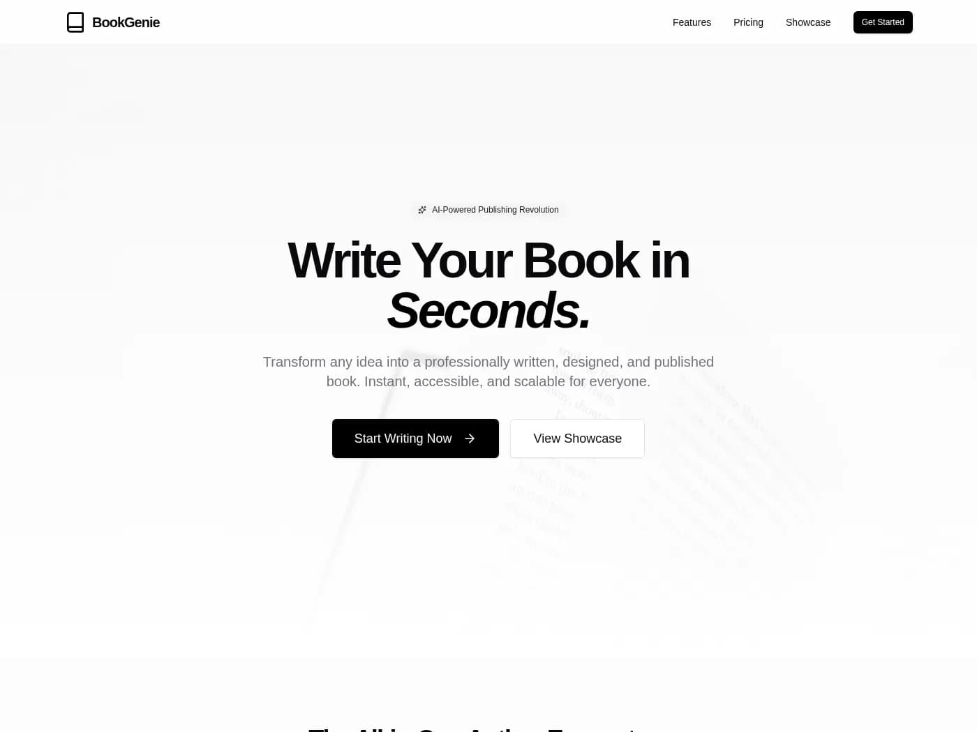 BookGenie AI Publisher