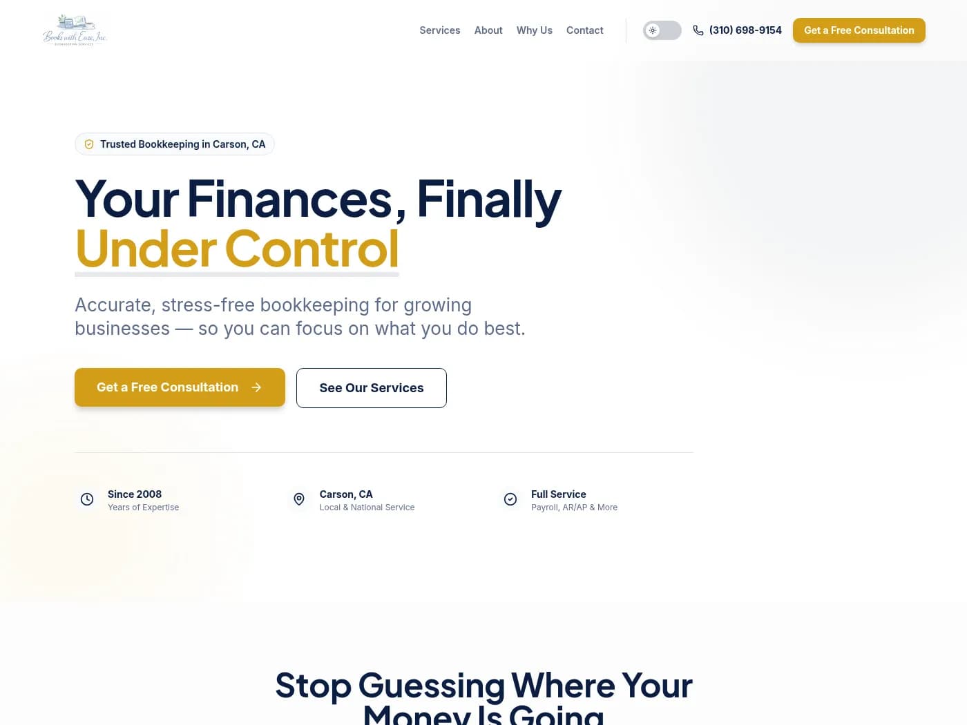 Books With Eaze Website