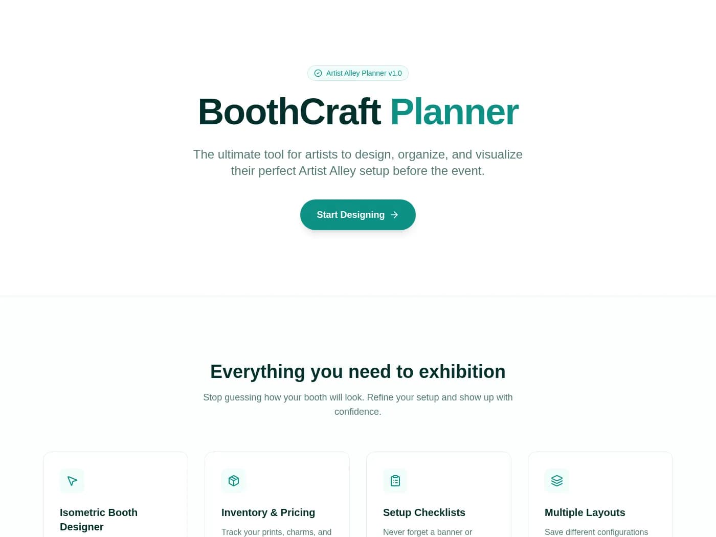 BoothCraft Planner