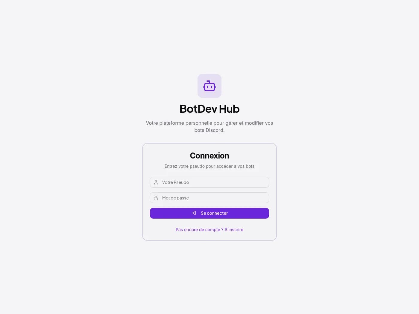 BotDev Personal Hub