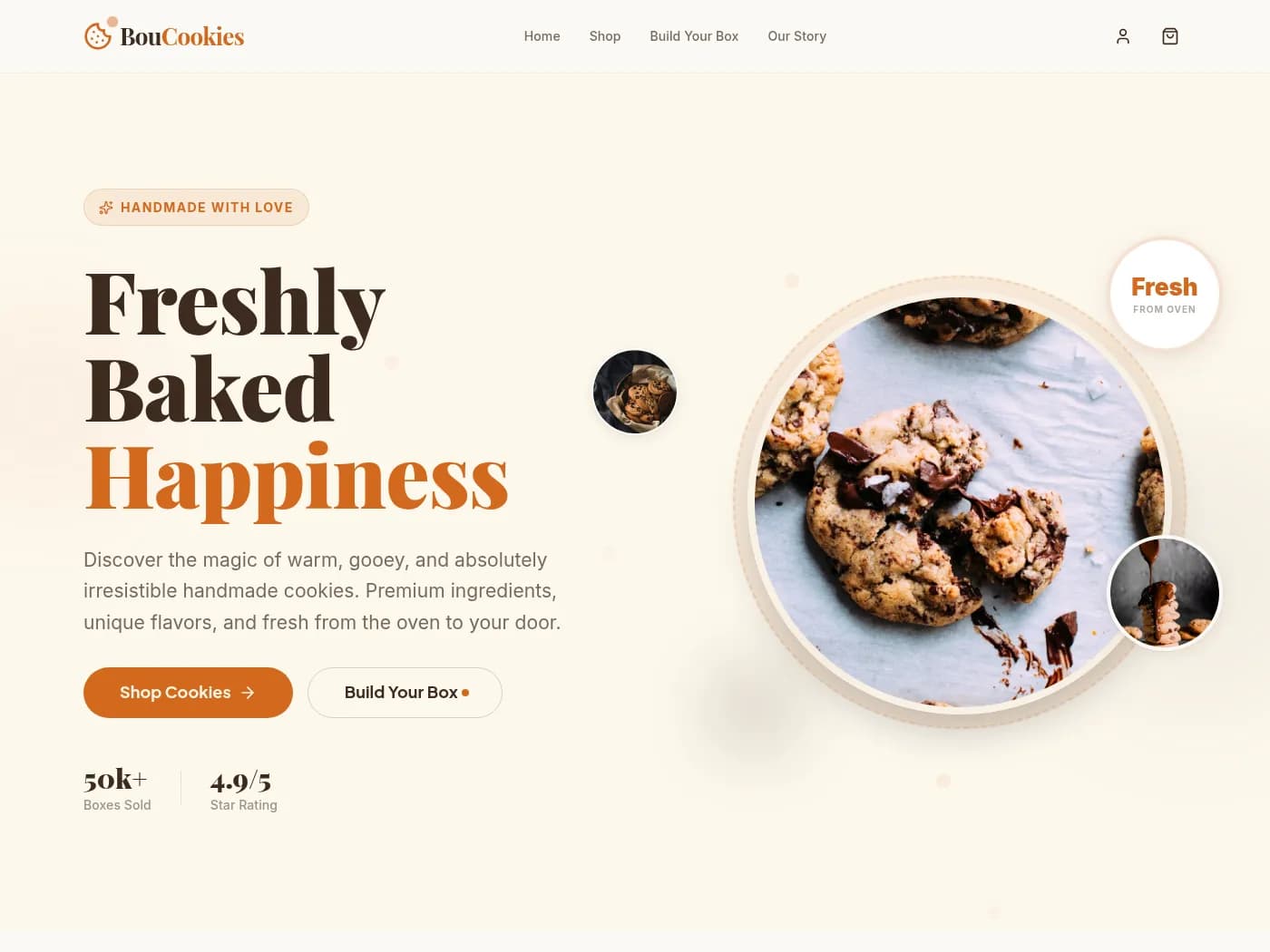 Bou Cookies Website