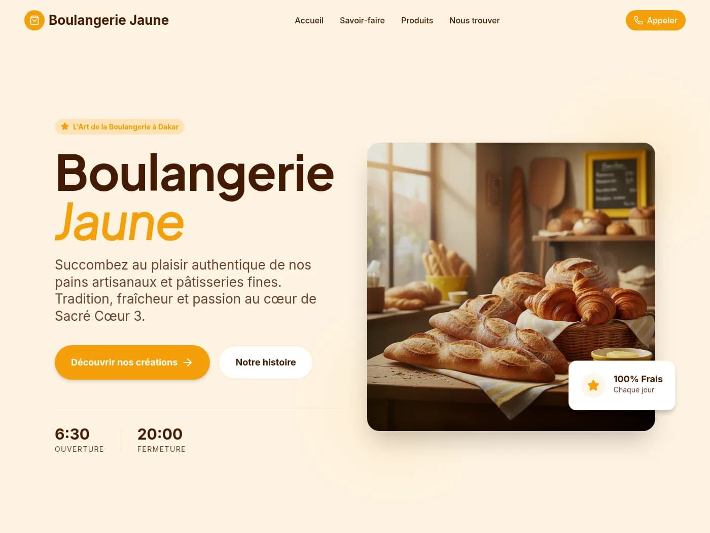 Boulangerie Jaune Showcase