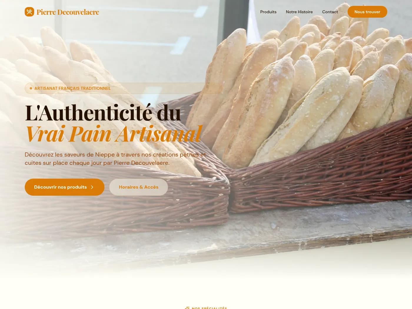 Boulangerie Vitrine Web