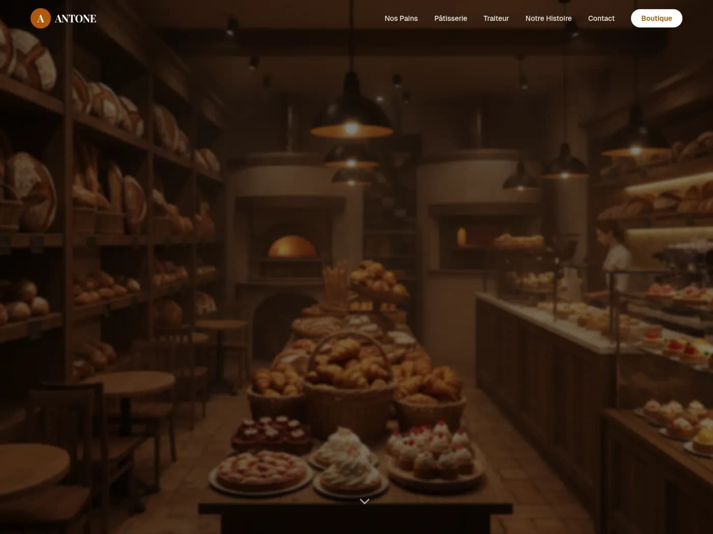 Boulangerie Site Vitrine
