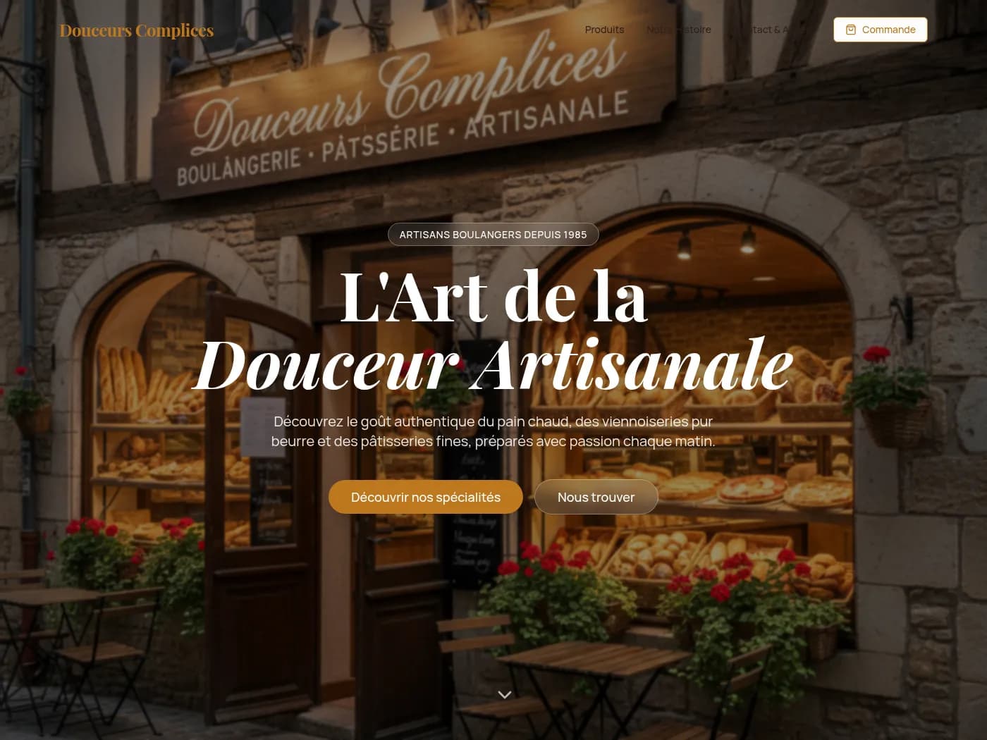 Boulangerie Vitrine Douceurs Complices