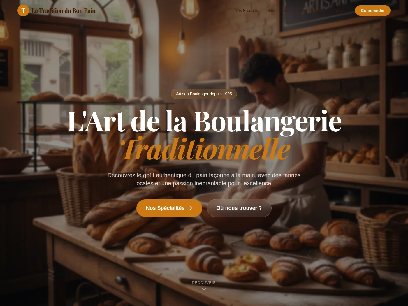 Boulangerie Vitrine Web