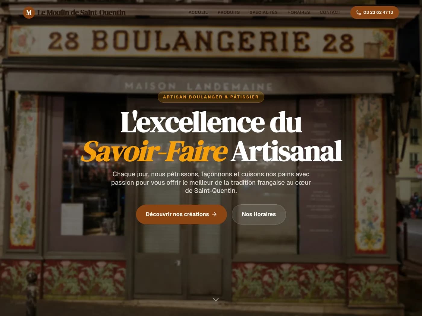 Boulangerie Artisanale Vitrine