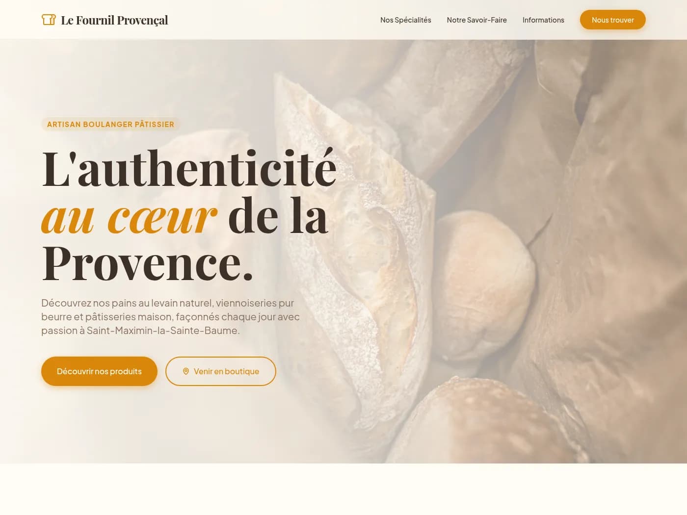 Boulangerie Vitrine Web