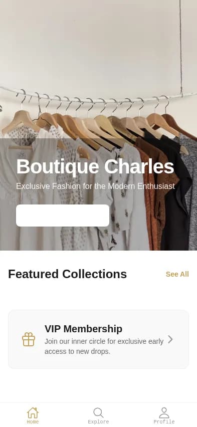 Boutique Charles App